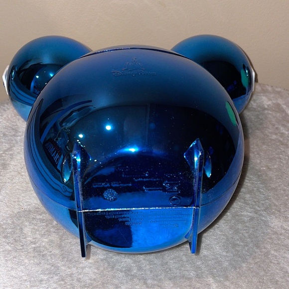 Disney | Accents | Disney Metallic Blue Mickey Mouse Balloon Popcorn ...